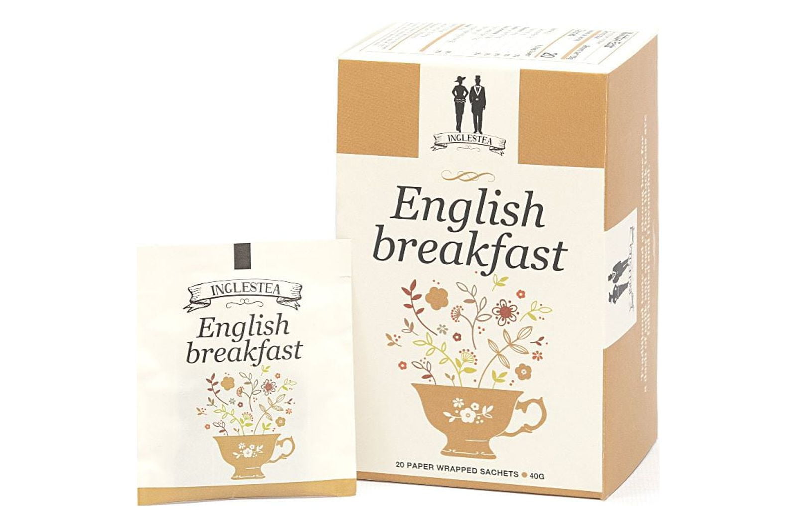 INGLESTEA English Break Fast Ceylon Black Tea Bags 100% Natural ...