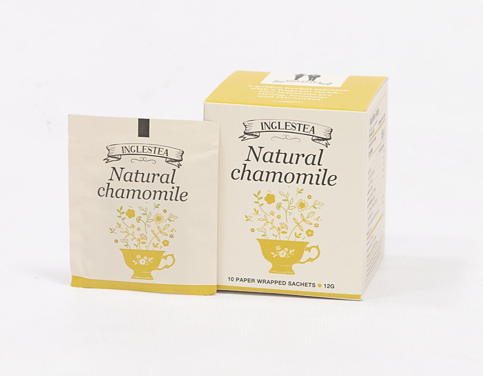 INGLESTEA Pure Chamomile Tea Bags - Caffeine-Free & Sleep Time Tea ...