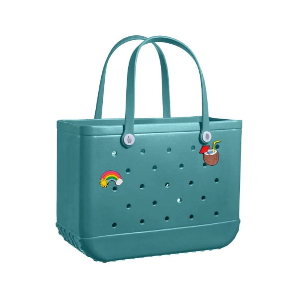 INGWHW Large Waterproof Tote Bag – EVA Material, Adult Beach Bag ...