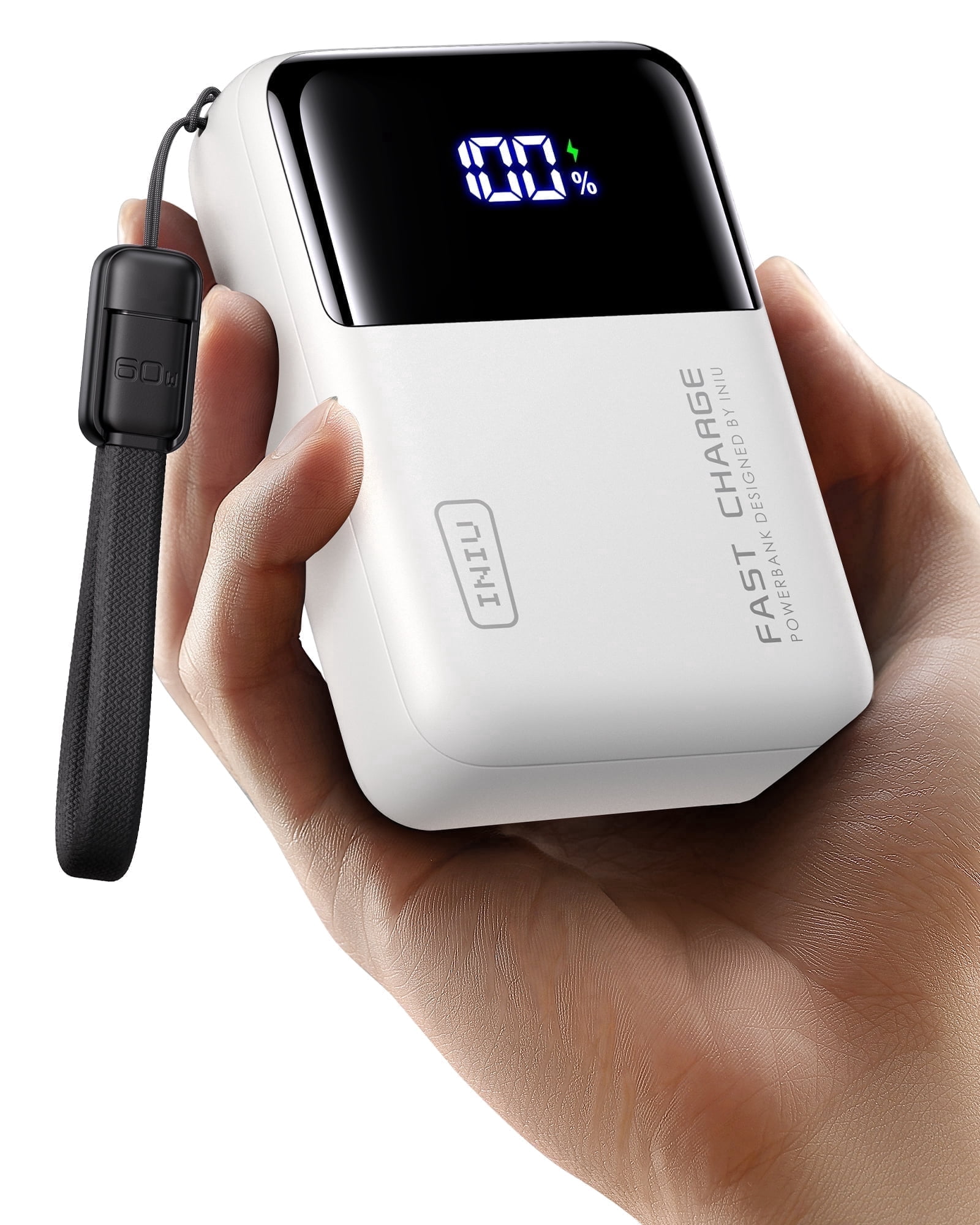 INIU Power Bank 100W 25000mAh PD Fast Charger for MacBook iPhone S23 ...