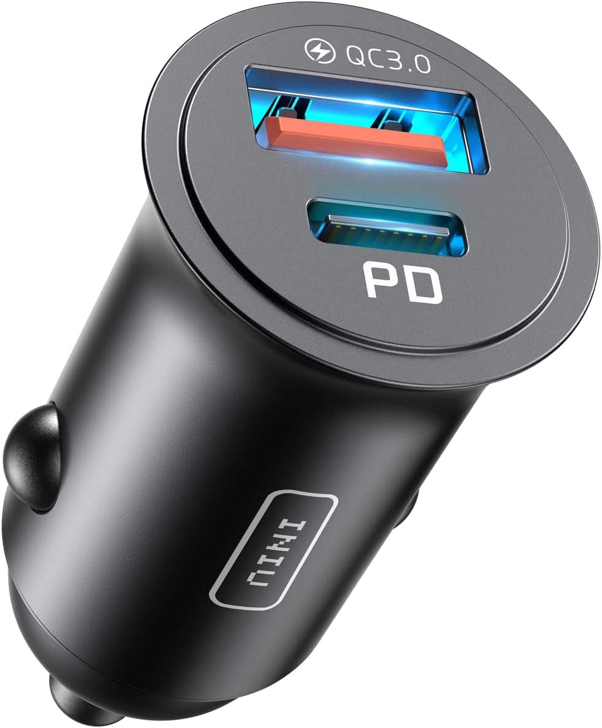 INIU USB C Car Charger Adapter, 60W Total Cigarette Lighter USB Charger ...
