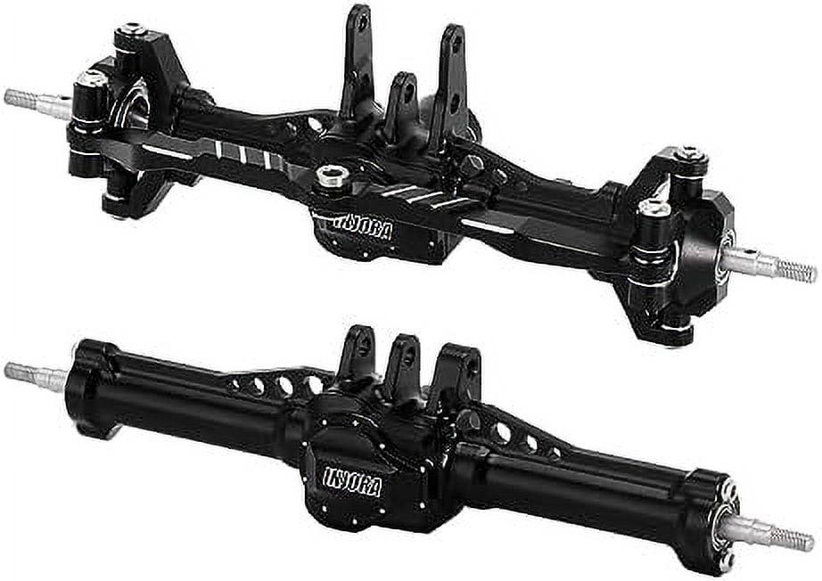 INJORA Front&Rear Axles Set - +4mm Extended Aluminum Complete Axles for ...