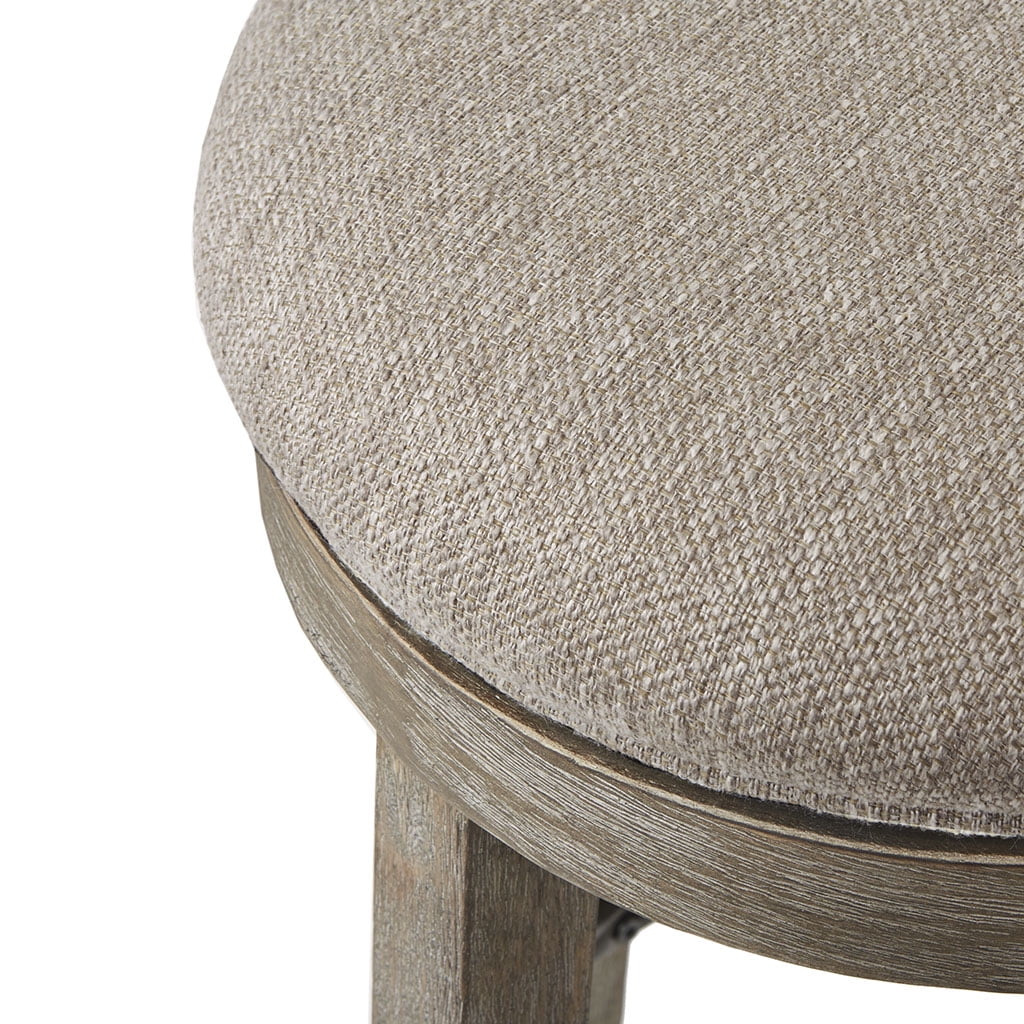 INK+IVY Oaktown Swivel Counter Stool: Rustic Grey Upholstered Seat ...