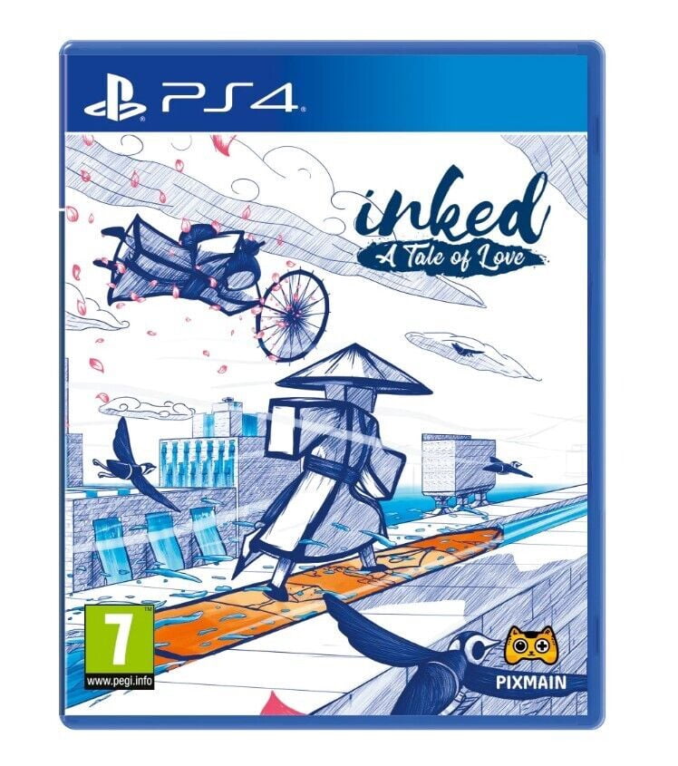 INKED A TALE OF LOVE [RED ART GAMES] W/NOTEPAD - PlayStation 4, Brand ...