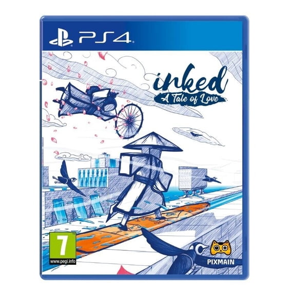 INKED A TALE OF LOVE [RED ART GAMES] W/NOTEPAD - PlayStation 4, Brand ...