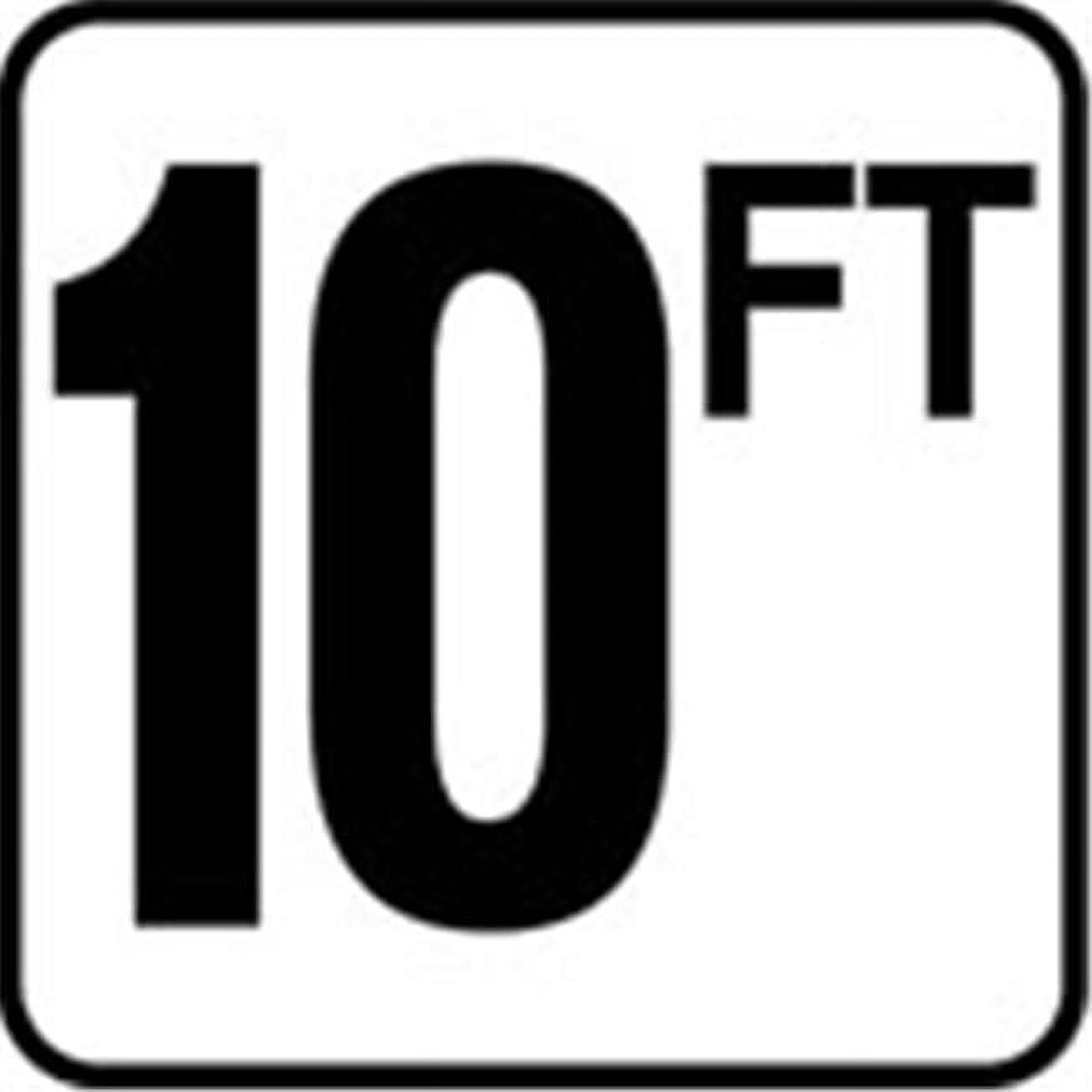INLAYS INC. Vinyl Stick-on 10 Foot Depth Marker for In Ground Pools ...