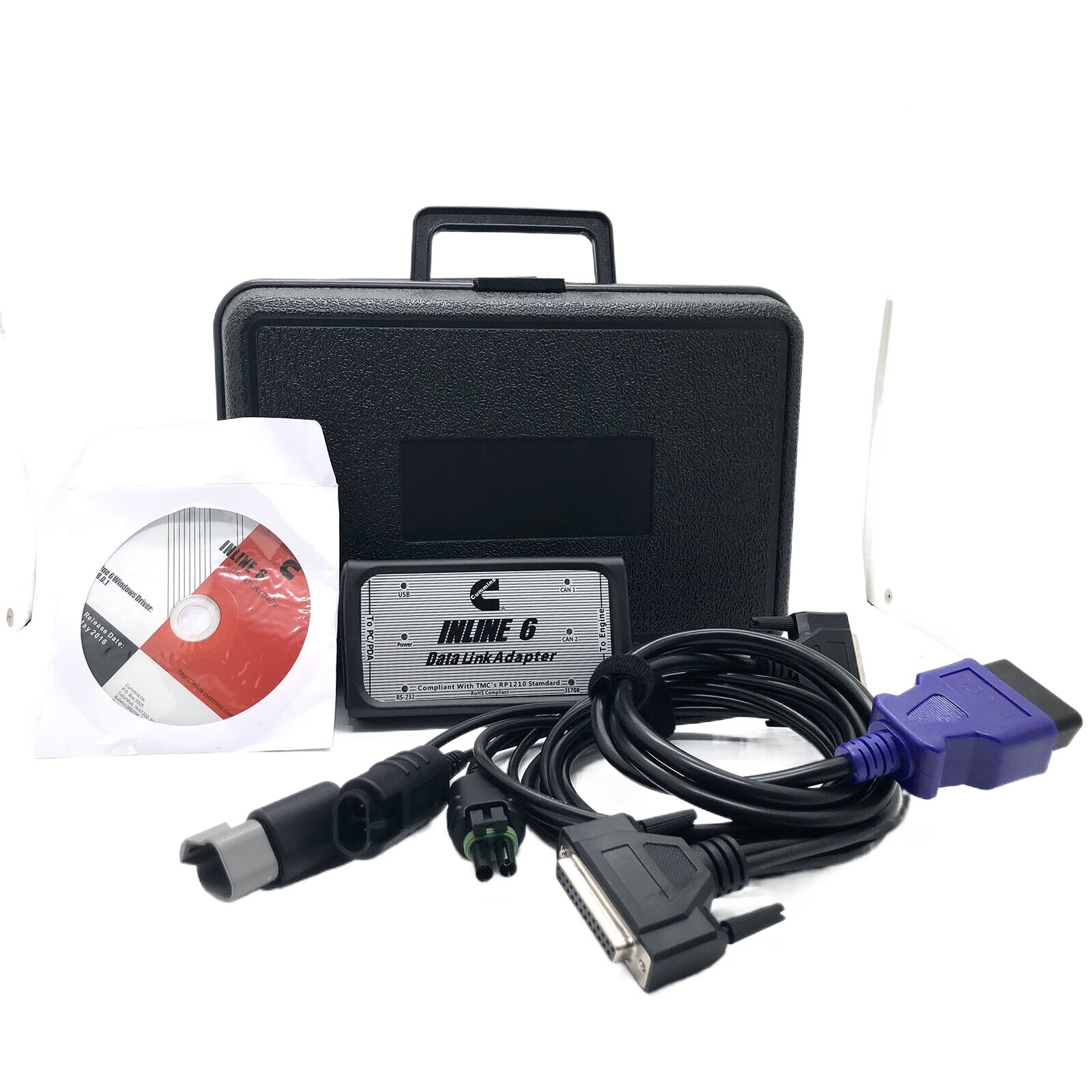 INLINE 6 Data Link Adapter full kit w/INSITE 8.7 for Cummins ISC B C ...