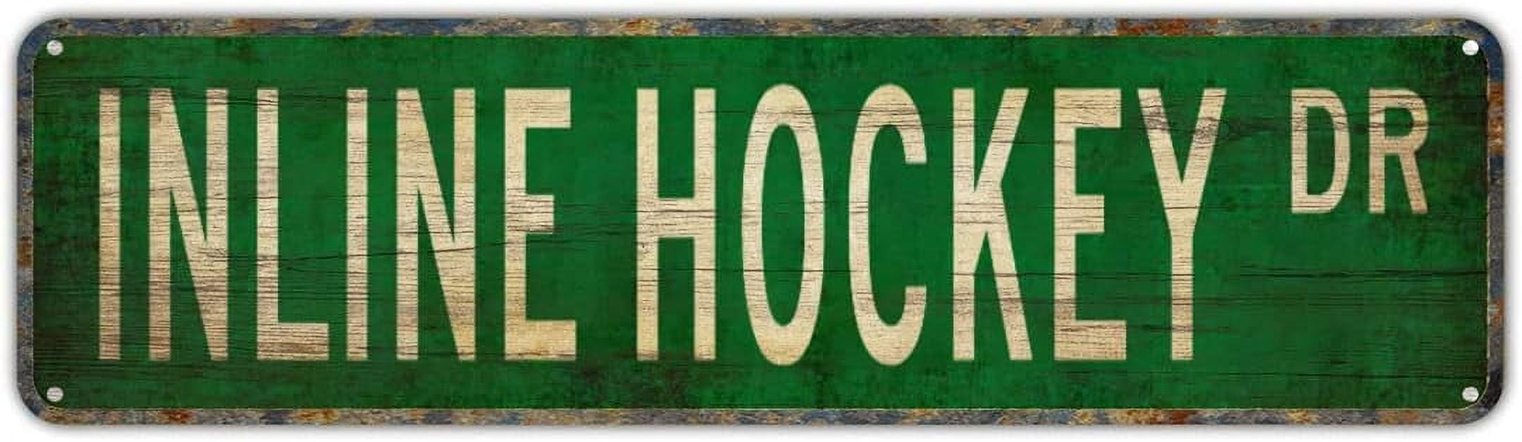 INLINE HOCKEY DR Vintage Signs Retro Tin Signs Art Plaque Aluminum Sign ...