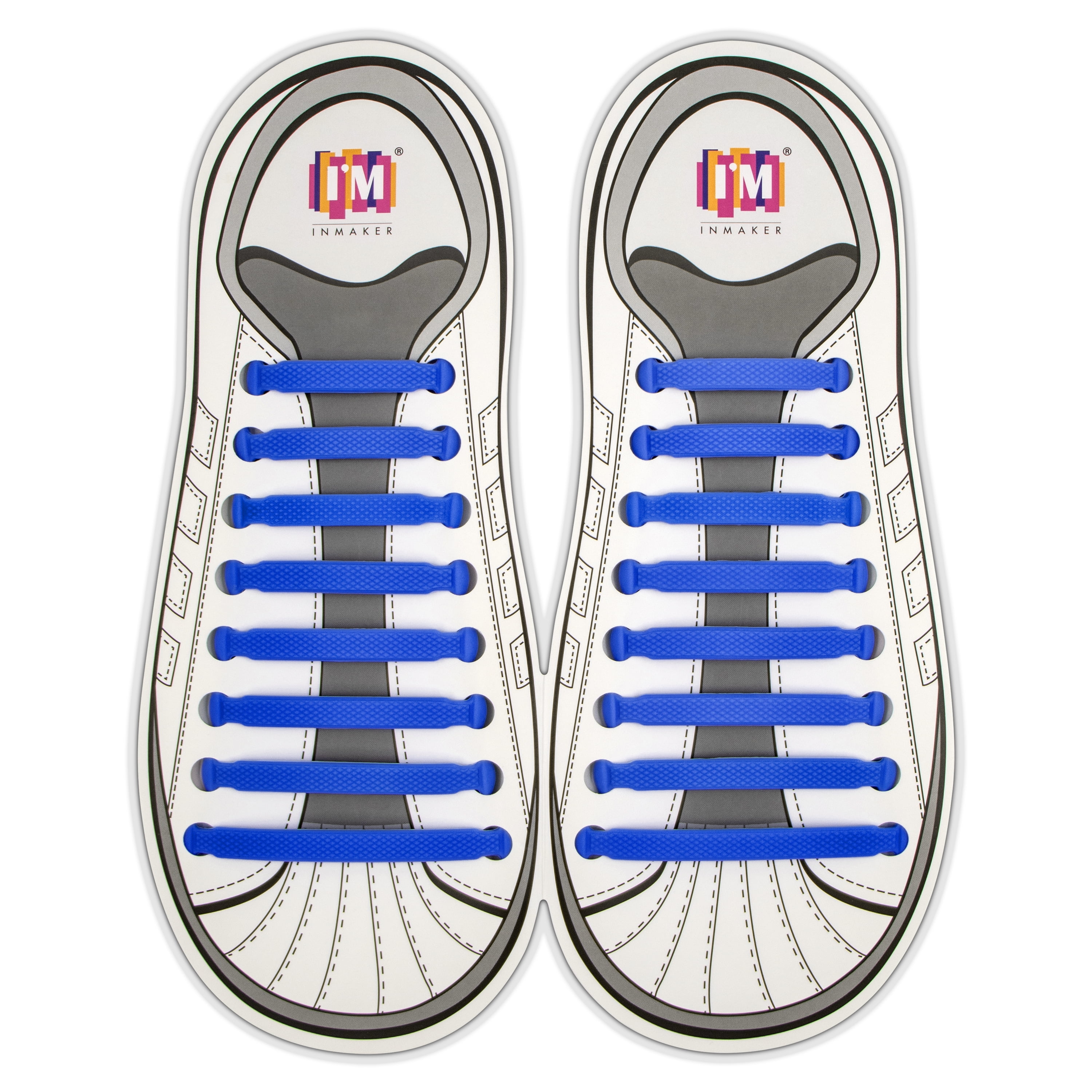 INMAKER No Tie Shoe Laces for Adults and Kids, Elastic Shoelaces for ...