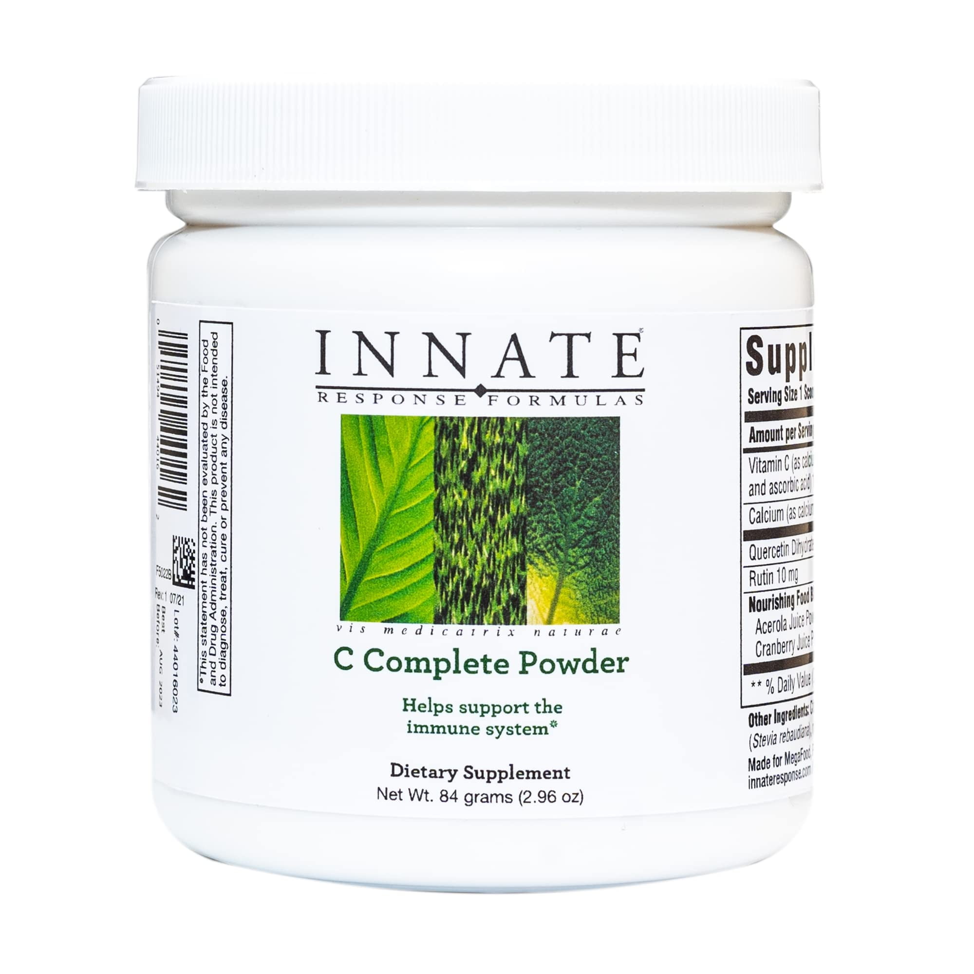 INNATE C Complete Powder - Antioxidant Vitamin C Drink Mix - Vegetarian ...