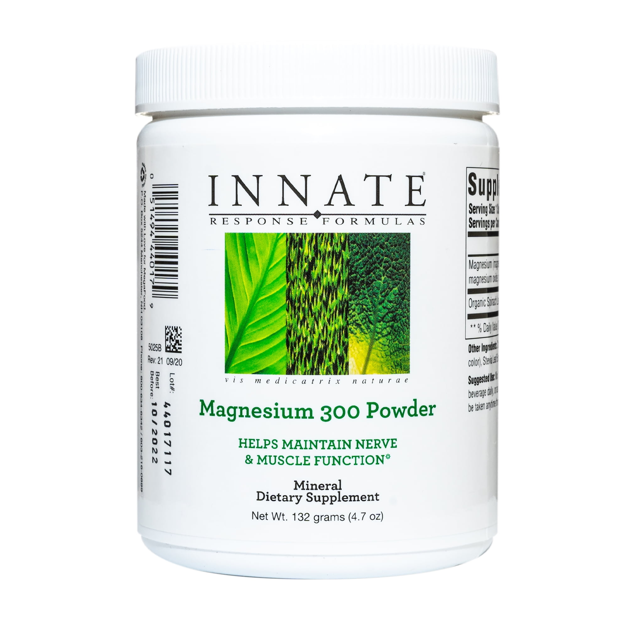 INNATE Response Formulas - Magnesium 300 mg Powder, Mineral Supplement ...