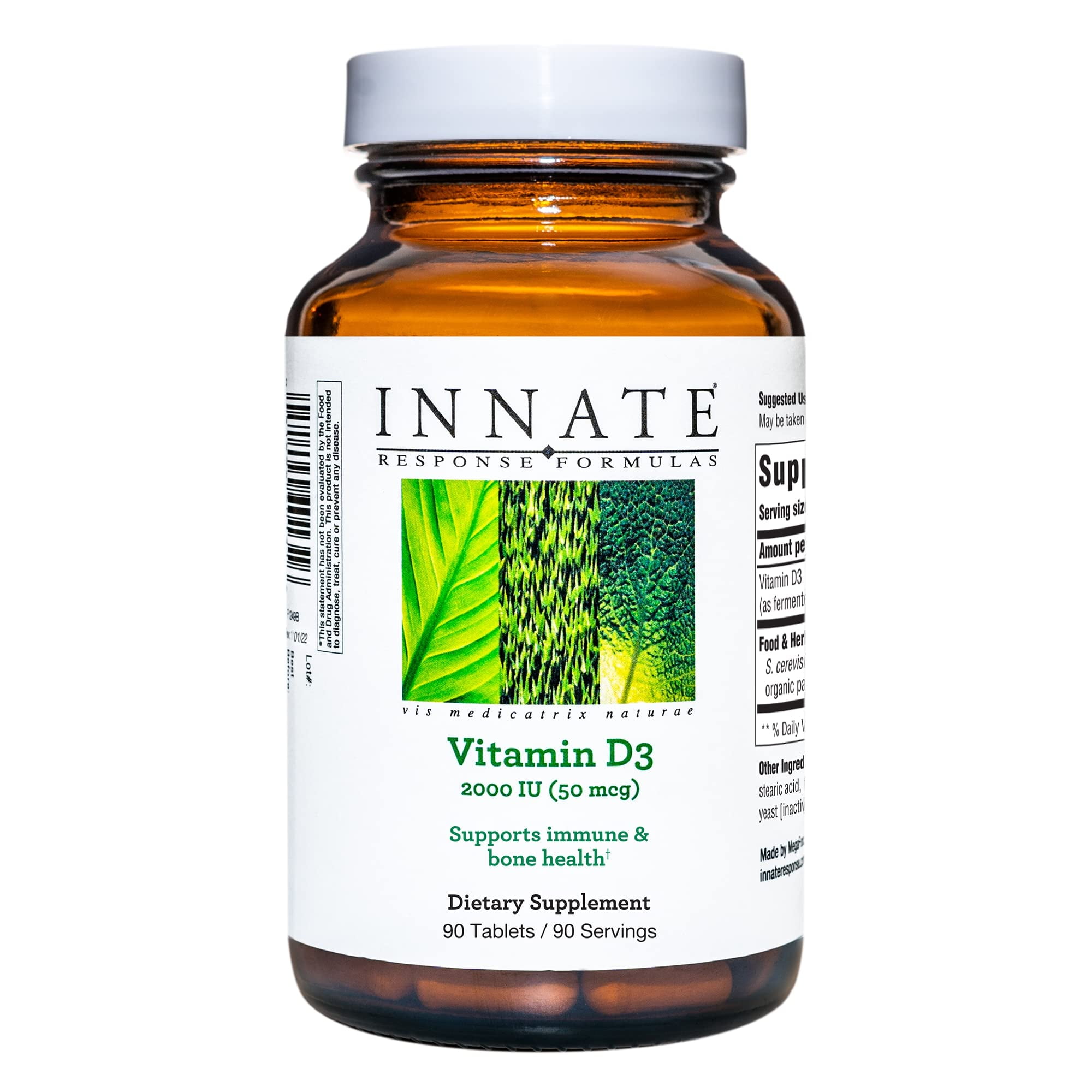 Innate Response Vitamin D3 2000 IU, Immune Health, Bone Strength ...