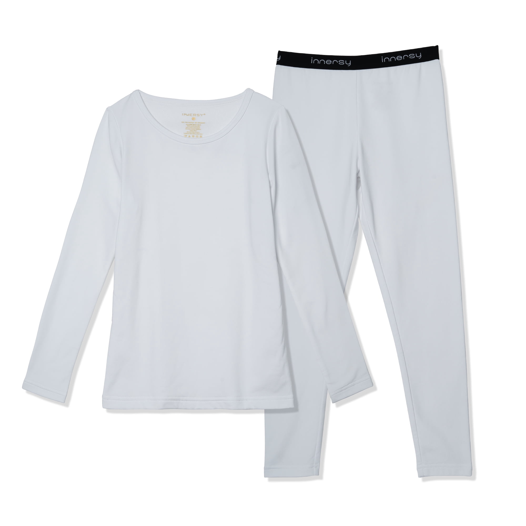 INNERSY Big Girls' Light Thermal Underwear Set Long Johns Base Layer ...