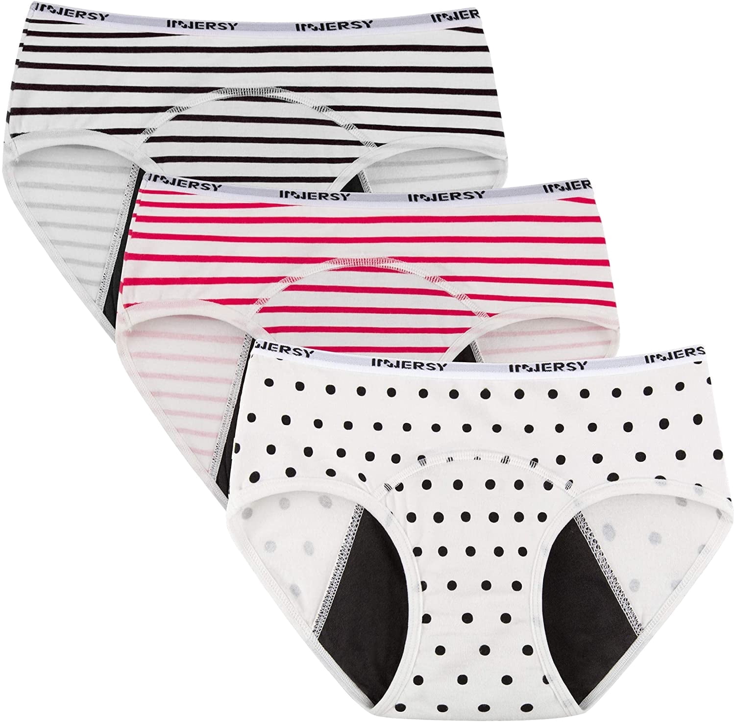 INNERSY Big Girls' Period Panties Menstrual Underwear for First Period ...