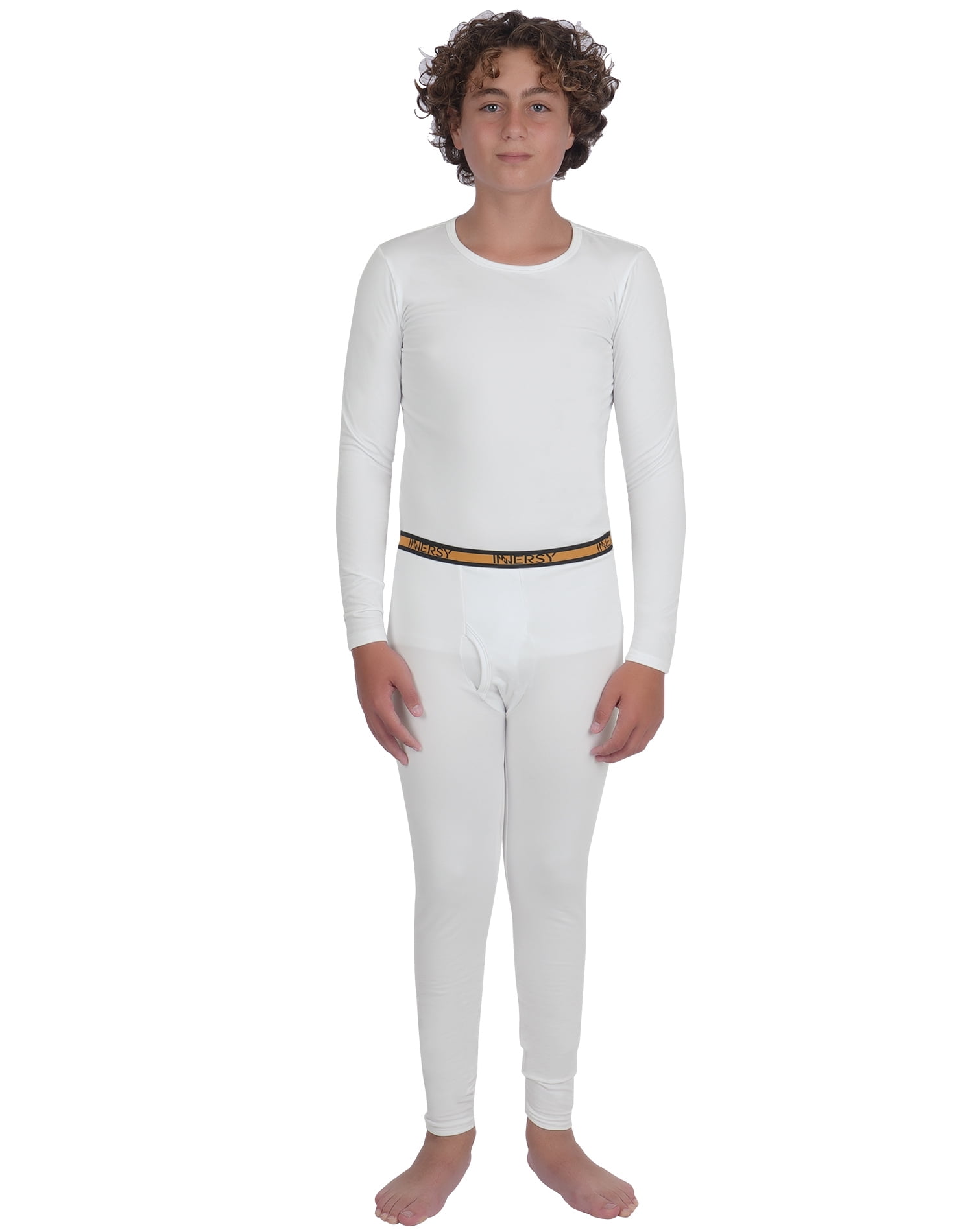 INNERSY Boys' Light Thermal Underwear Set Long Johns for Kids Long ...