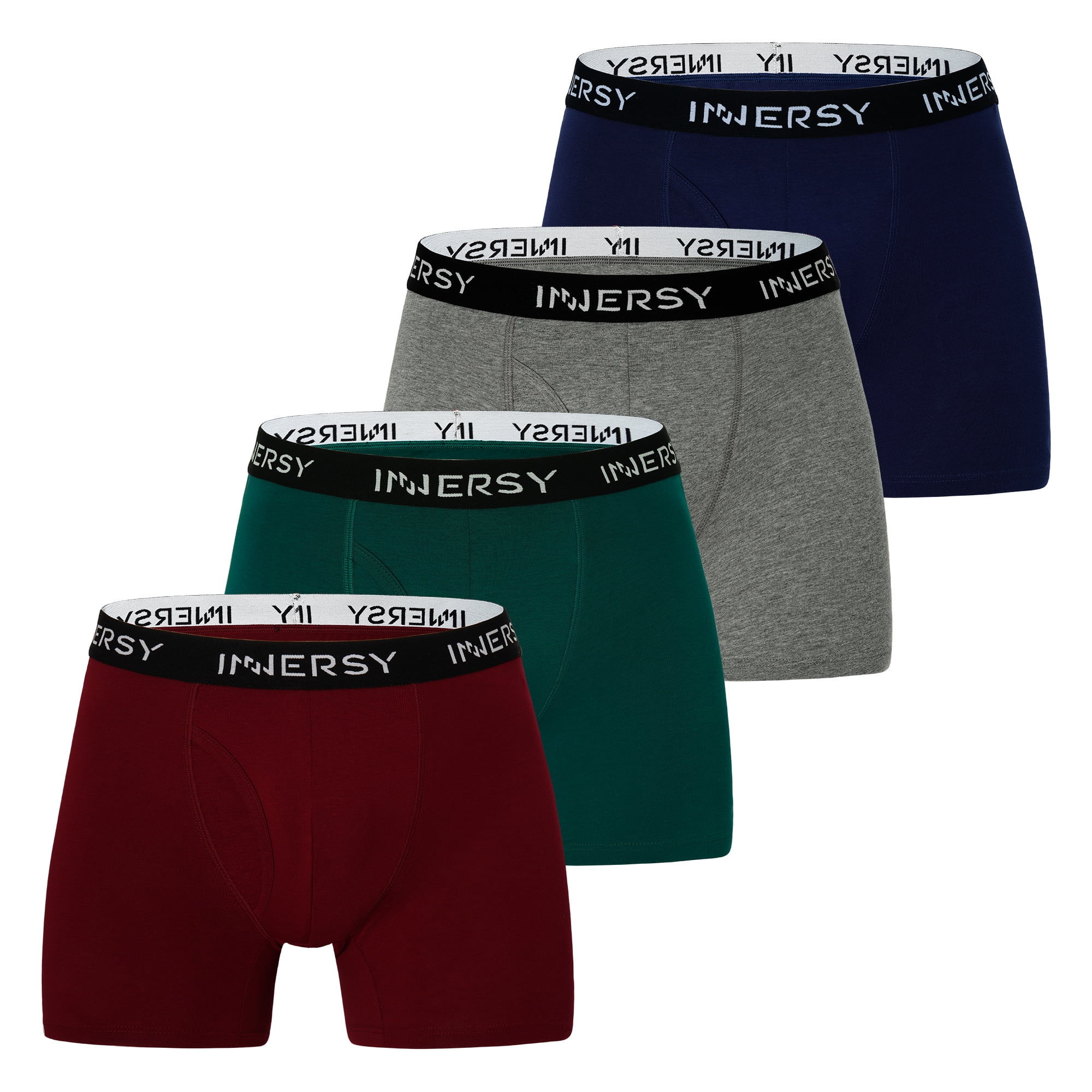 INNERSY Men's Boxer Briefs Cotton Underwear for Men with Pouch Mens ...