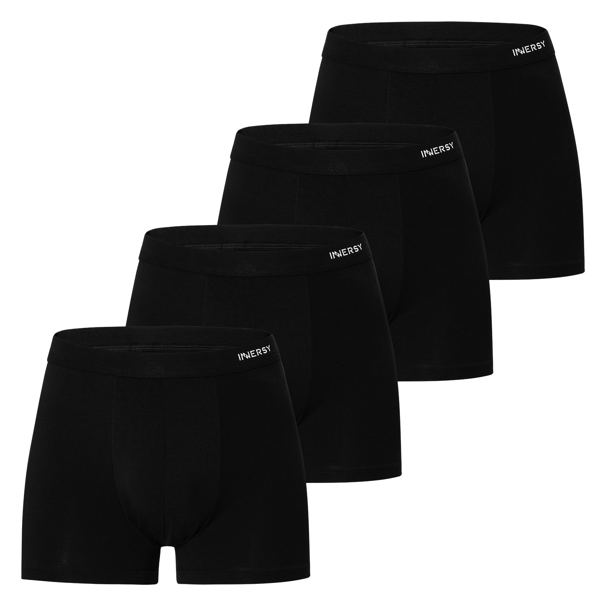 INNERSY Men's Boxer Briefs Soft Comfy Underwear for Men with Pouch 4 ...