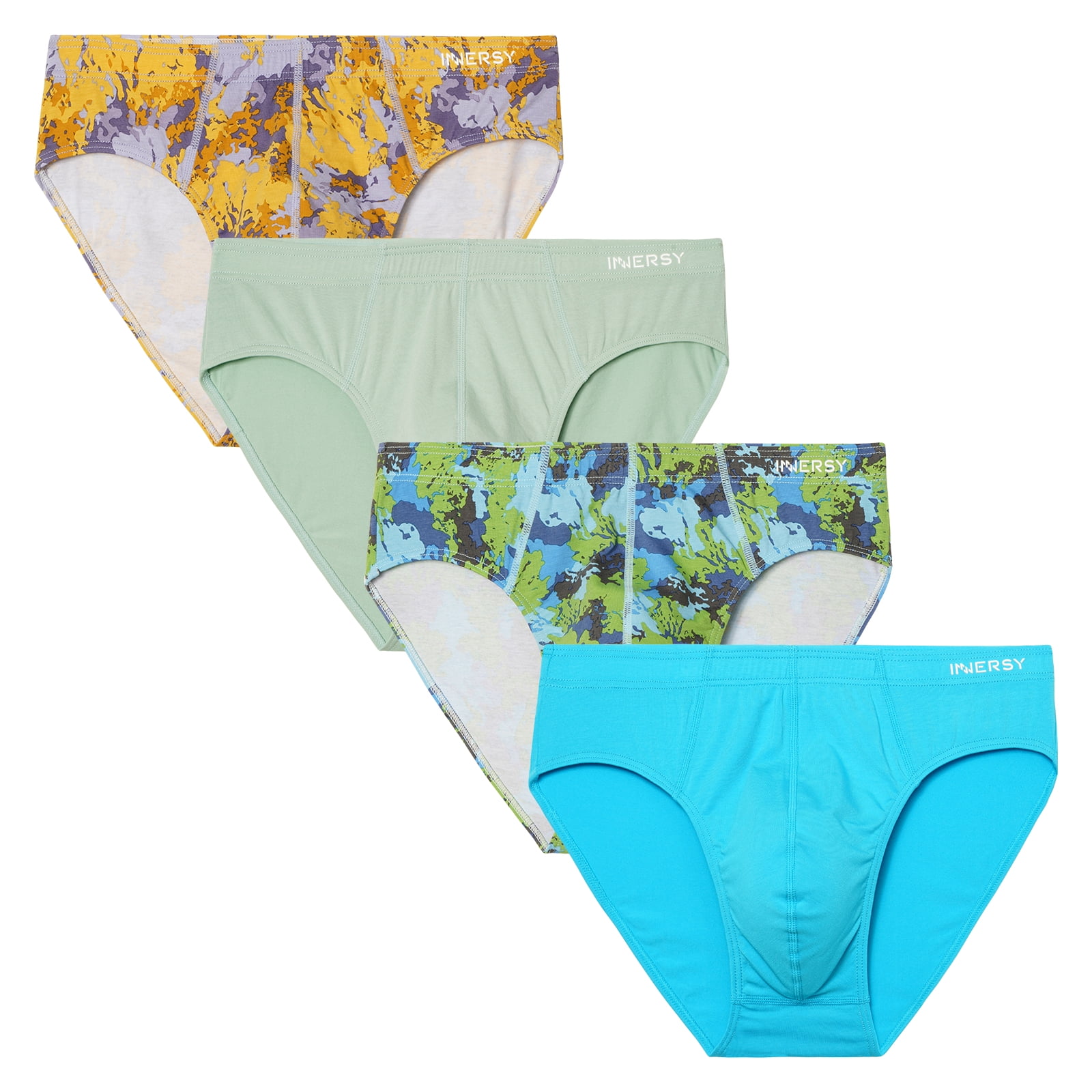 INNERSY Men's Underwear Briefs Soft Comfy Classic Underwear Pack of 4 ...