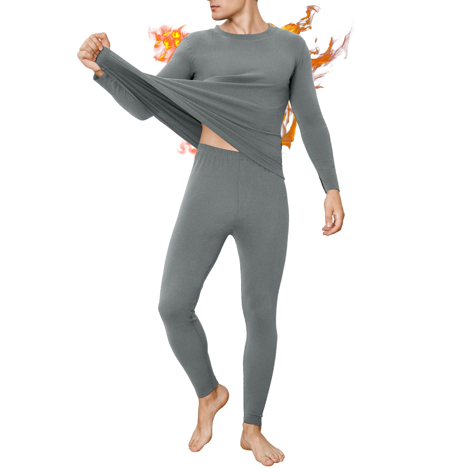 INNERSY Mens Thermal Underwear Sets Long Johns Soft Warm Long Underwear ...