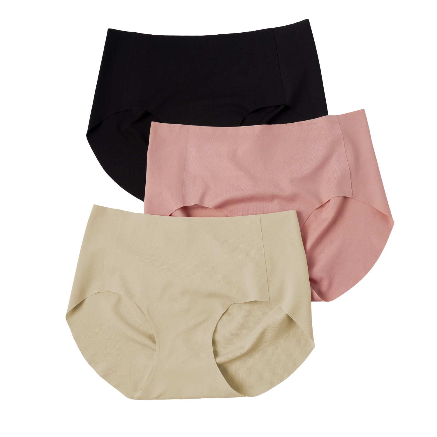 INNERSY No Show Underwear for Women Seamless Hipster Soft No Panty Line ...