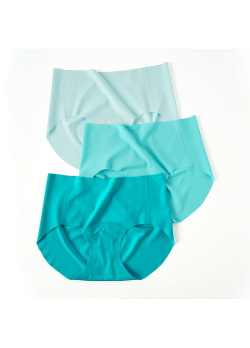 FallSweet No Show Underwear for Women Seamless High Cut Briefs Mid ...