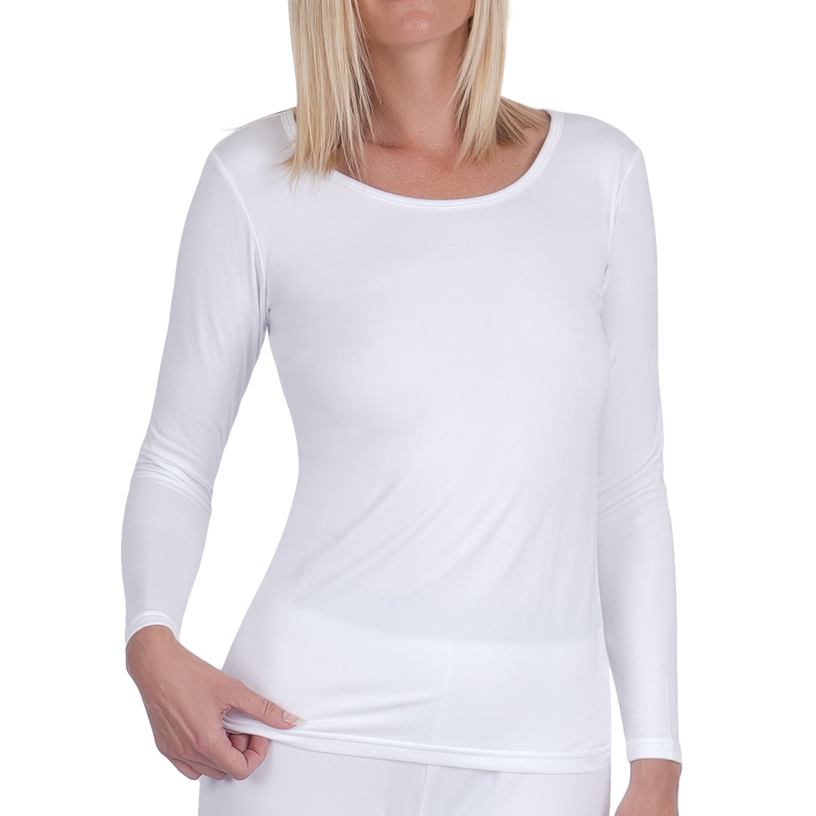 INNERSY Thermal Underwear for Women Fleece Lined Base Layer Top and ...