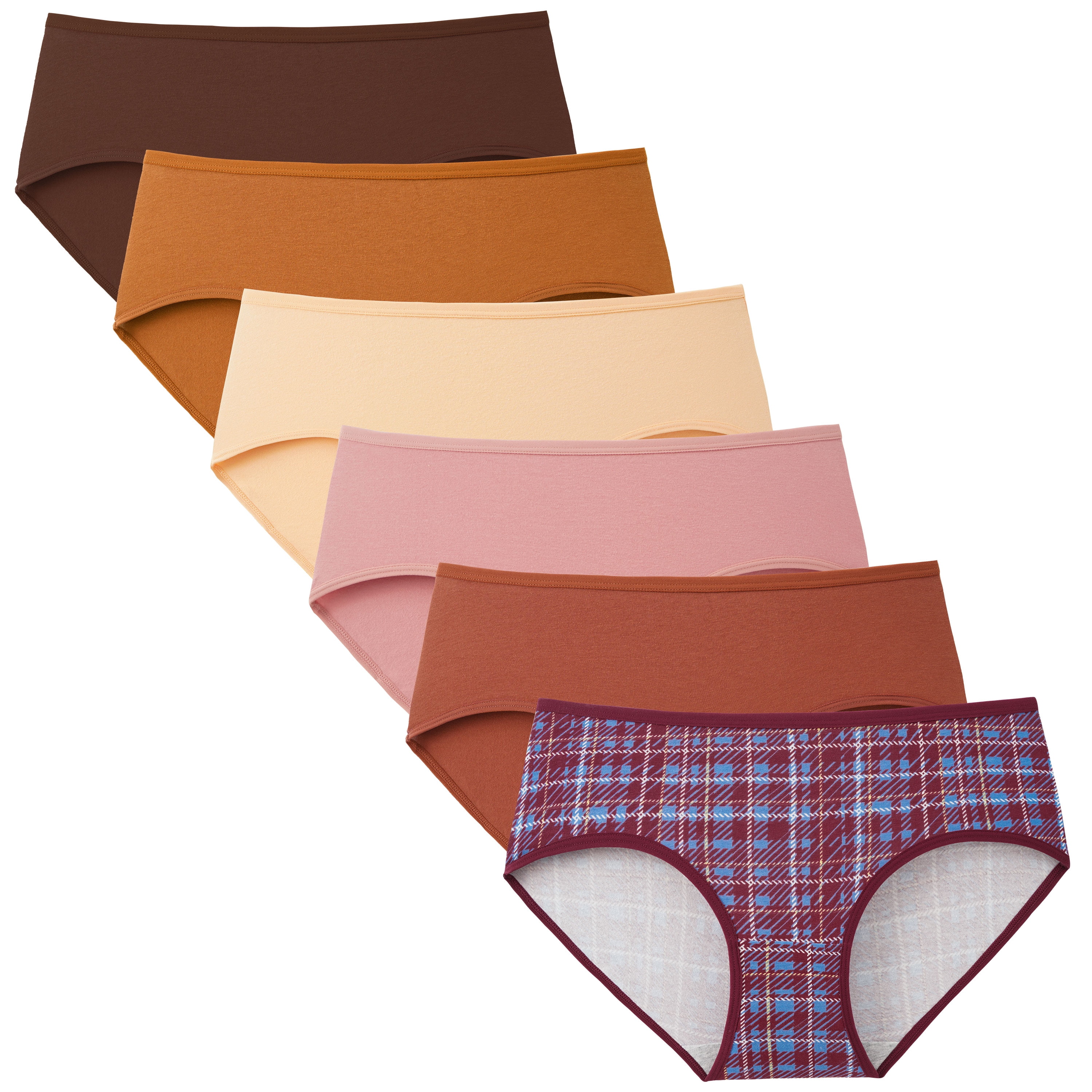 INNERSY Women's Underwear Cotton Stretch Hipster Ladies Breathable ...