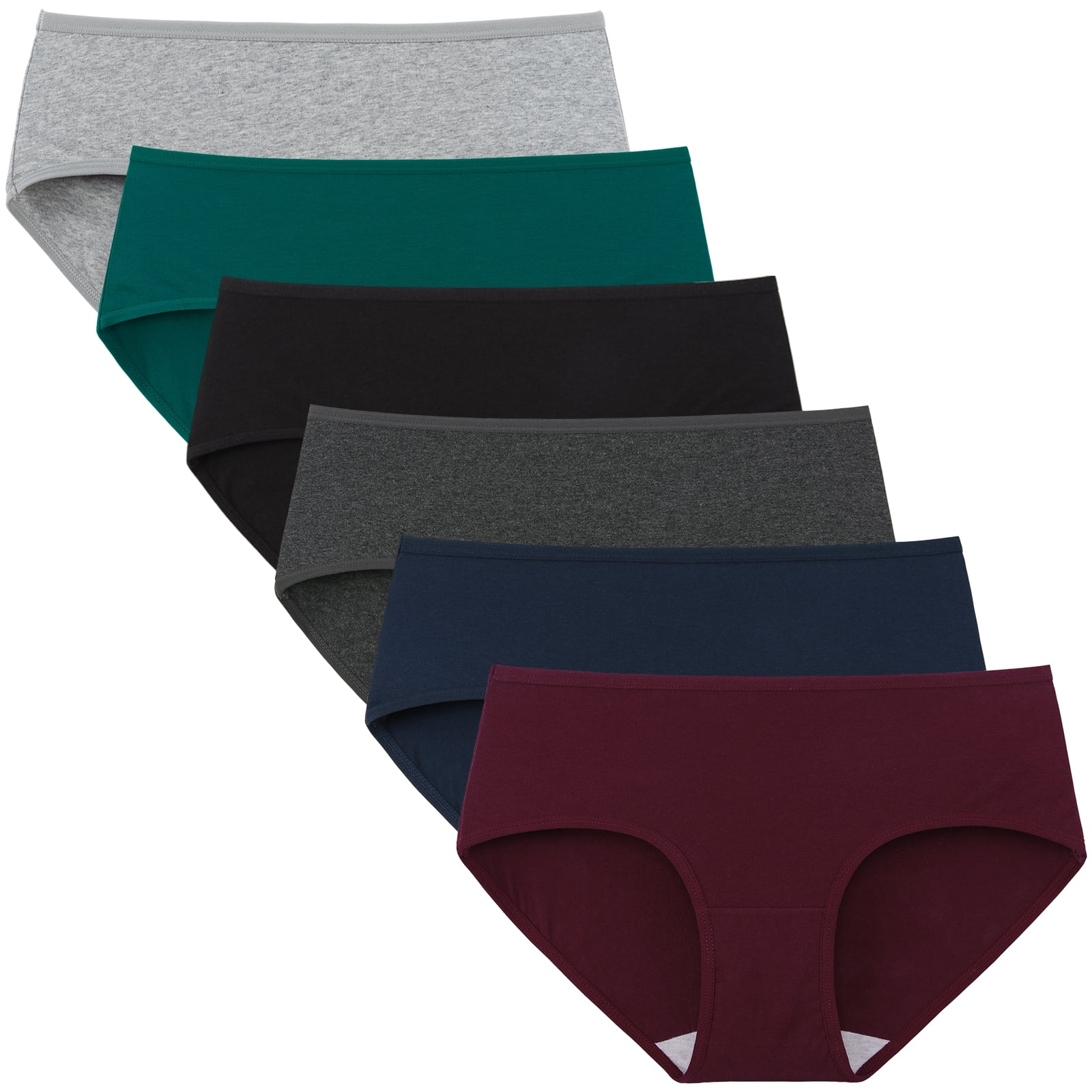 INNERSY Women's Underwear Cotton Stretch Hipster Ladies Breathable ...