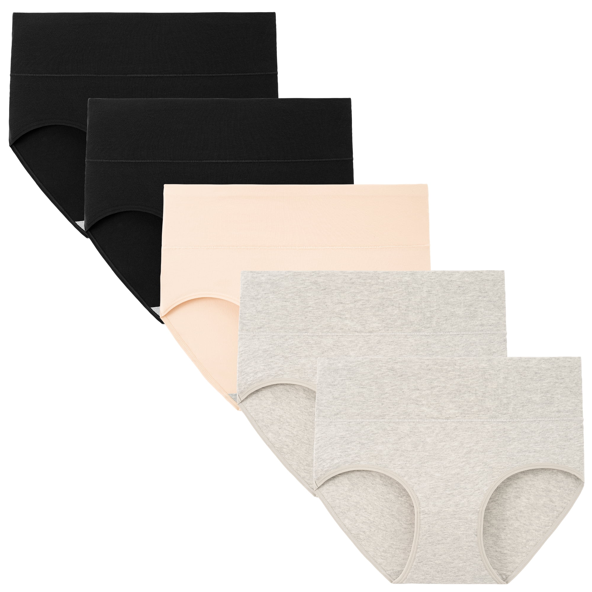 INNERSY Women's Underwear High Waist Cotton Briefs Postpartum Underwear ...