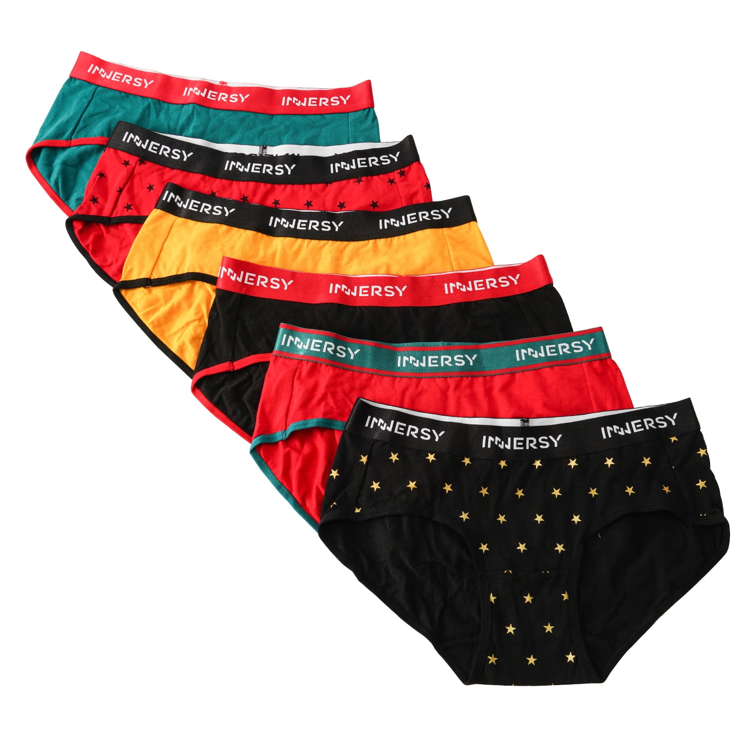 INNERSY Womens Underwear Cotton Panties Hipster Sport Underwear Wide ...