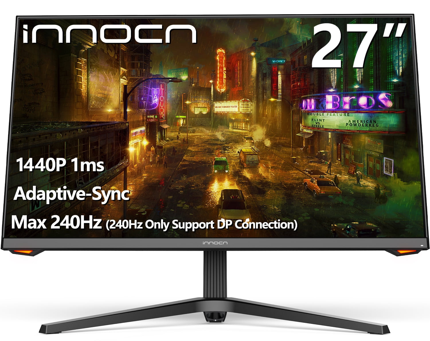 INNOCN 27 Inch Gaming Monitor, QHD 2560 x 1440 @240hz High Refresh Rate ...