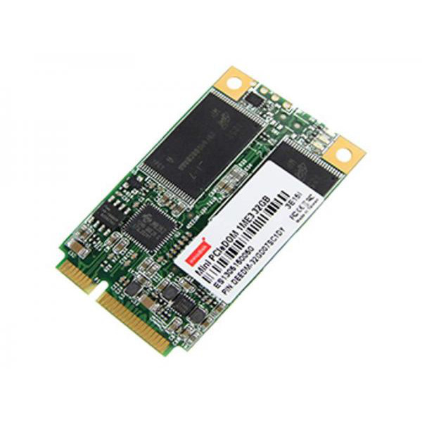 INNODISK DEEDM-08GD09BC1SC, Mini PCIeDOM 1ME3 w/15nm(Industrial, Standard Grade, 0-70C -- 08GB ...