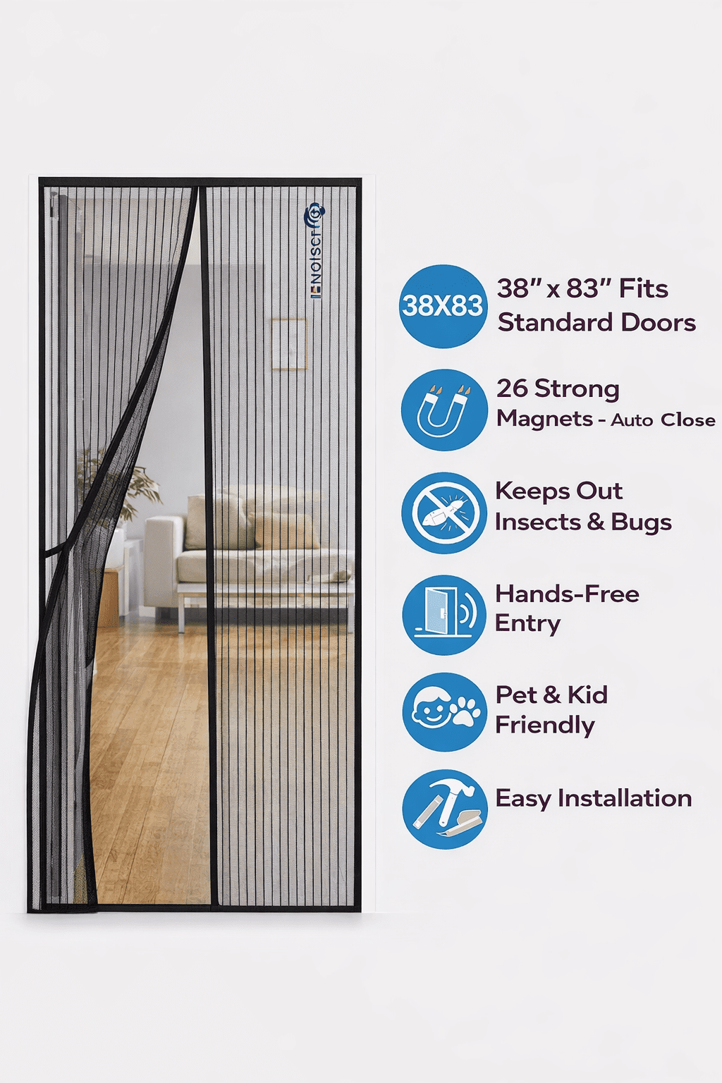 INNOTECH SC, Magnetic Screen Door, 38