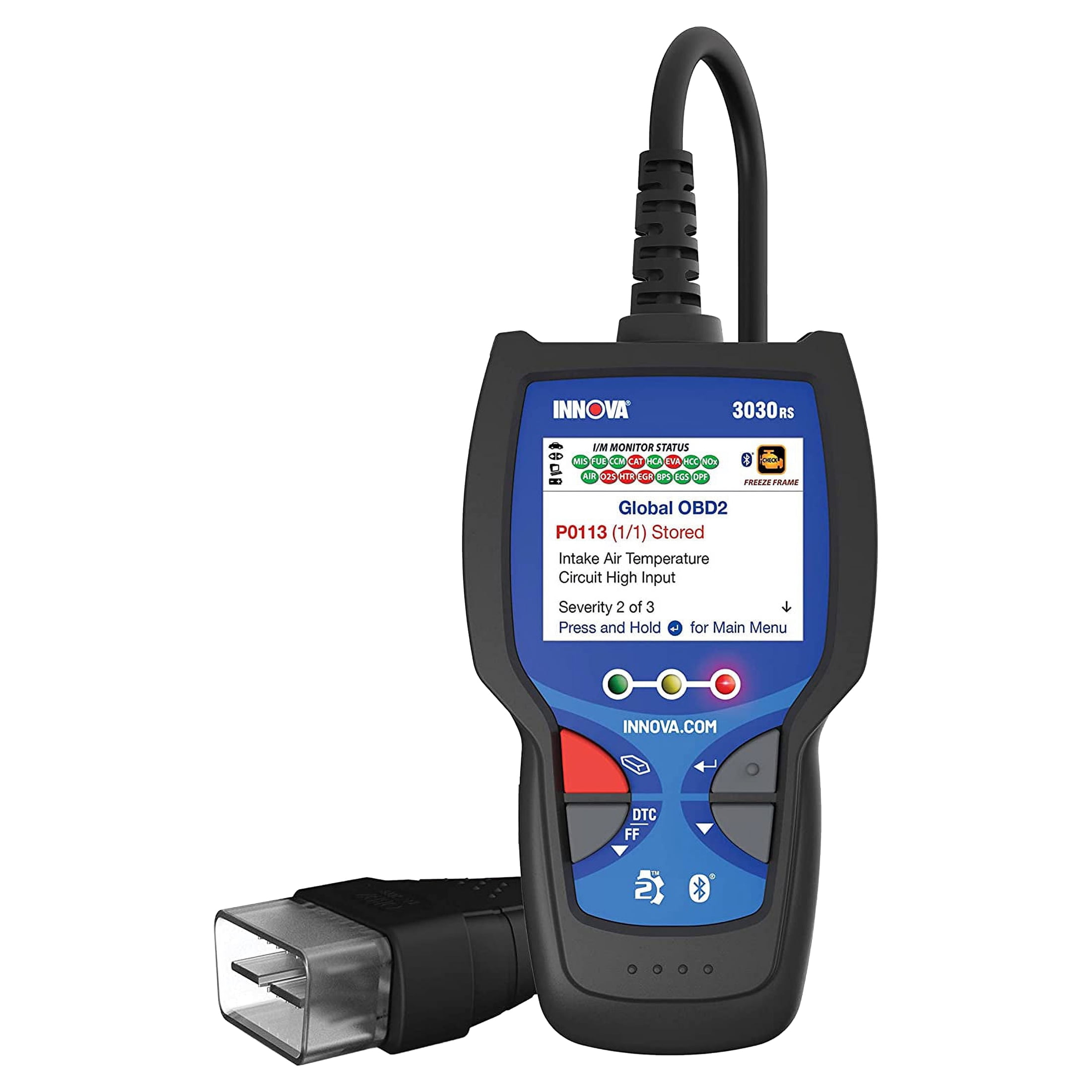 Innova 3030RS OBD-II Auto Car Scan Tool, ABS & Check Engine Light ...