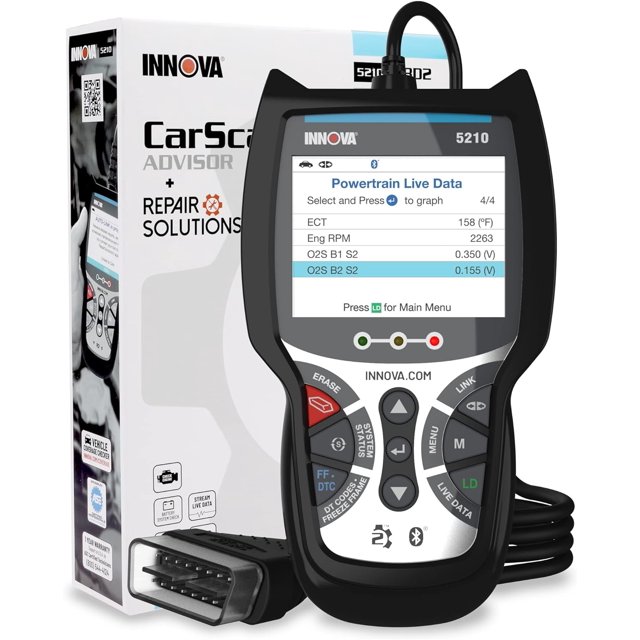 INNOVA 5210 CarScan Auto ABS Car OBD Check Engine Scanner Bluetooth ...