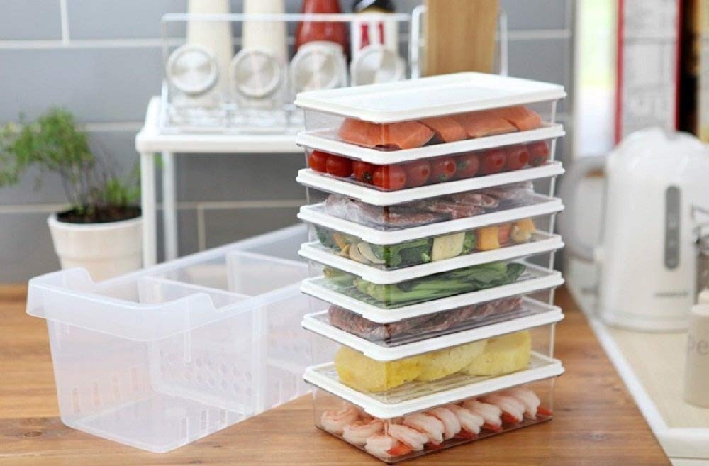 INNOVATION LIVING Kitchen Refrigerator Organizer, Fridge and Freezer ...
