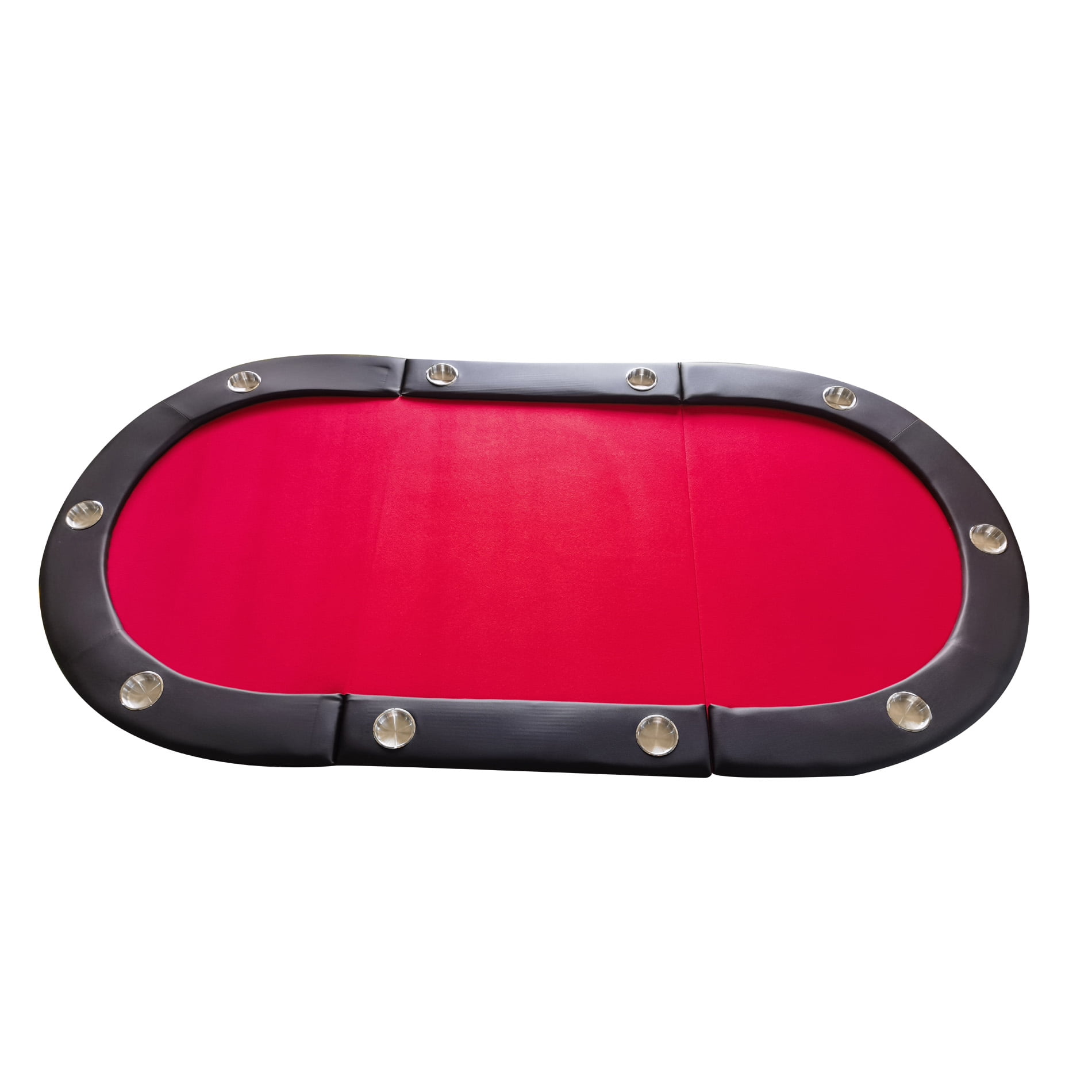 INO Design 84" Tri-Fold Poker Table for 10 Players Texas Holdem ...