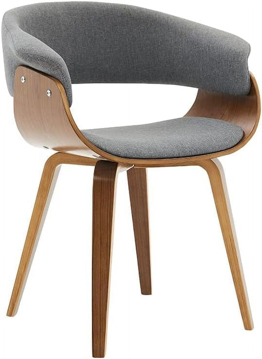 INO Design Bentwood Modern Fabric Upholstered Wooden Accent Dining ...