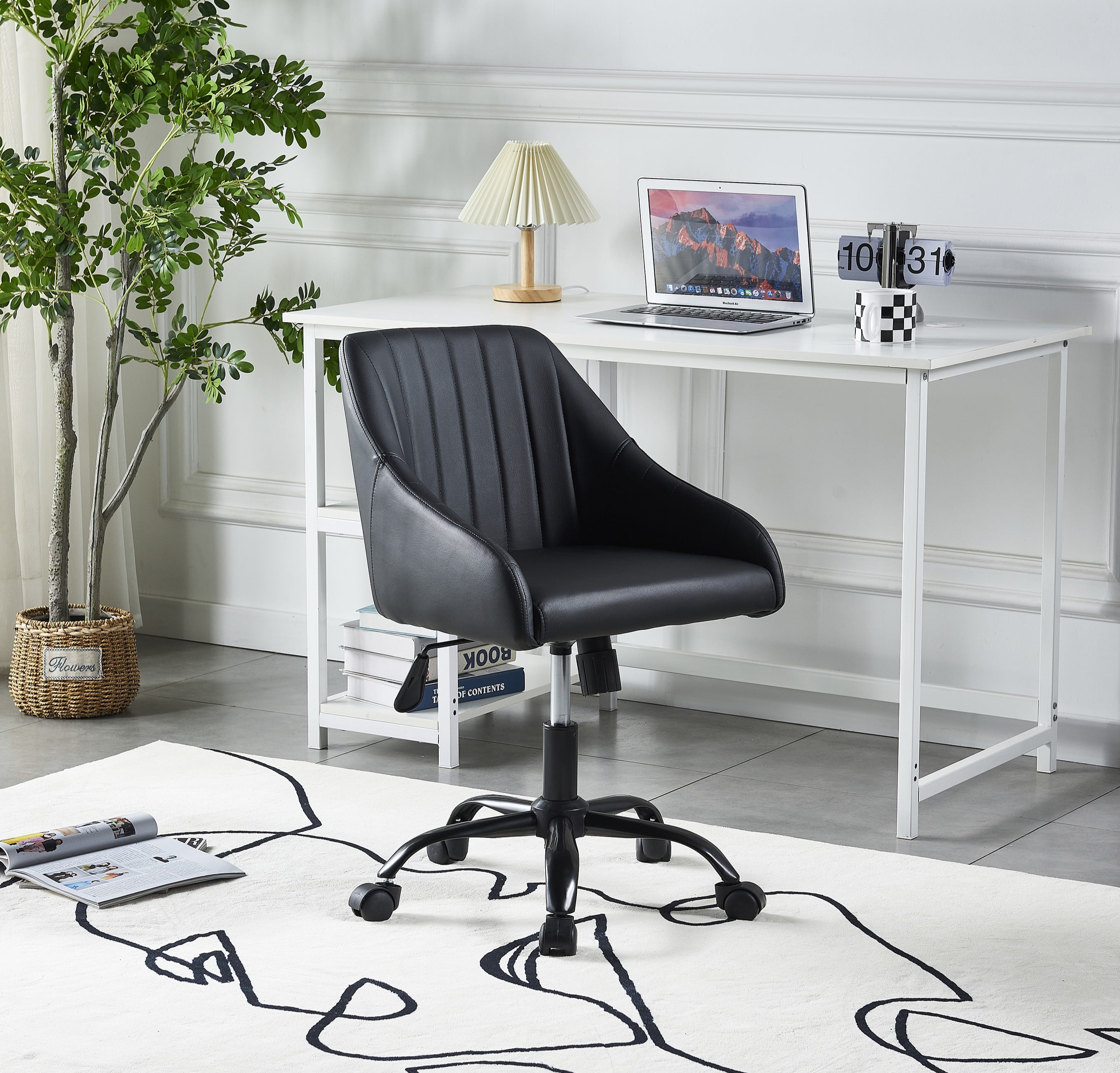 INO Design Home Office Chair Executive Mid Back Computer Table Desk ...