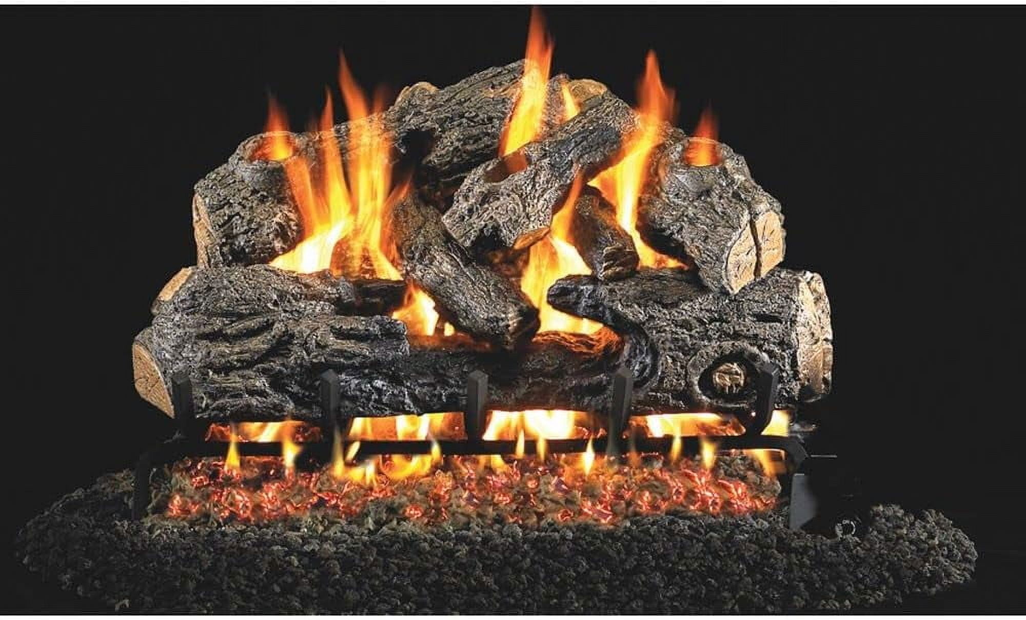 INONG Charred Northern Vented Gas Log Log Set - 18/20" - Walmart.com