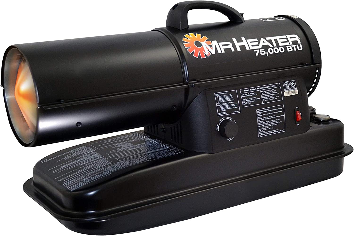 INONG MH75KTR Kerosene Heater, Black - Walmart.com