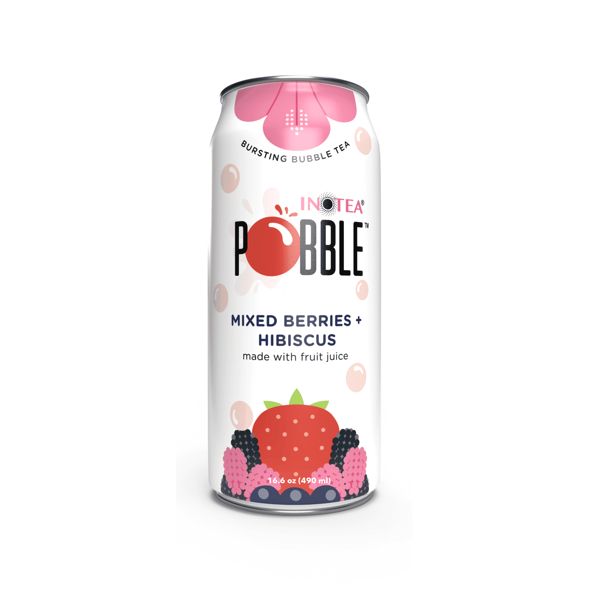 INOTEA/POBBLE, Popping Bubble Tea Mixed Berries + Hibiscus Drink Mix ...