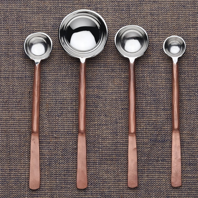 INOX Celia Copper Measuring Spoons Set - Walmart.com