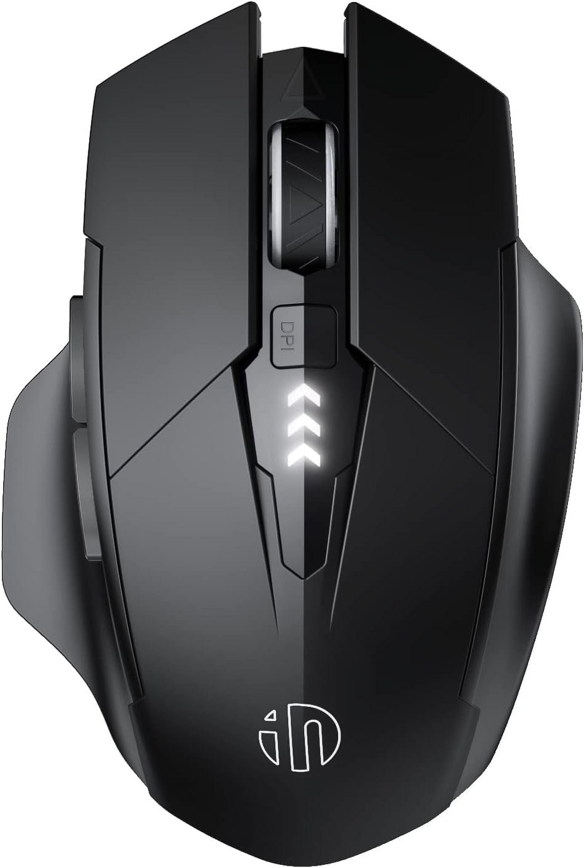 INPHIC Bluetooth Mouse [Upgraded: Battery Level Visible], Rechargeable ...