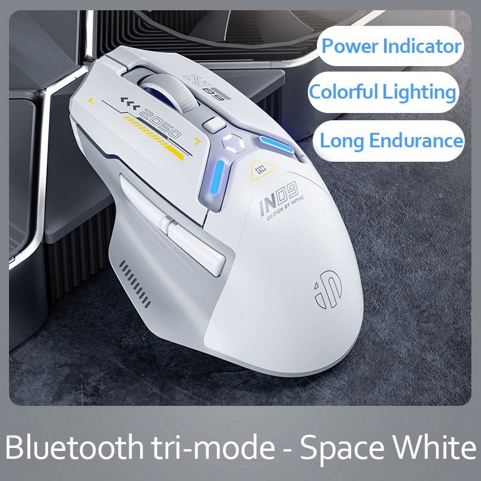 INPHIC IN9 Rechargeable RGB lighting wireless gaming mouse 10000DPI 6 ...