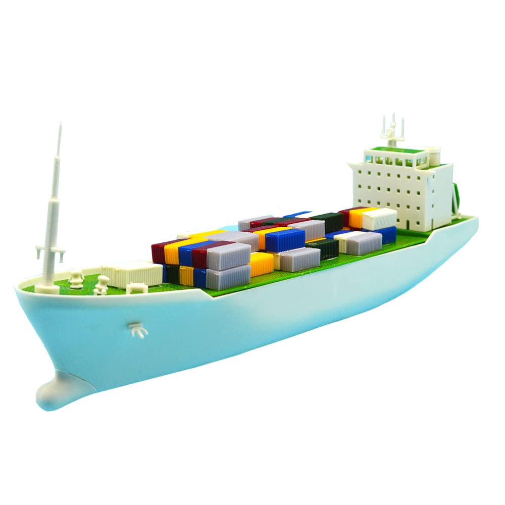 INQUWAN DIY Racing Boats Container Vessel Battery Powered Ship Model ...