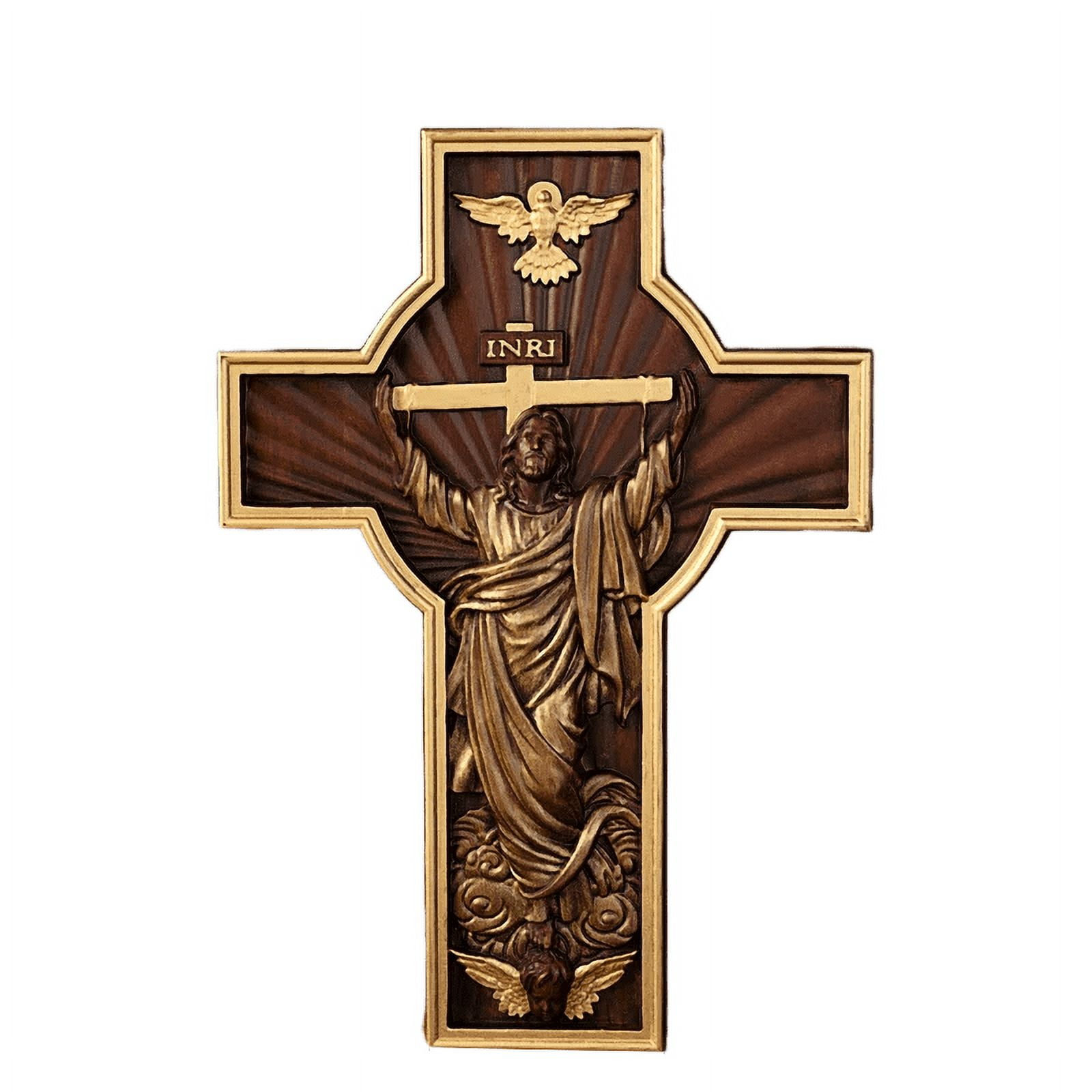 INRI Ascension Christian Cross Baptismal Cross Vintage Country ...