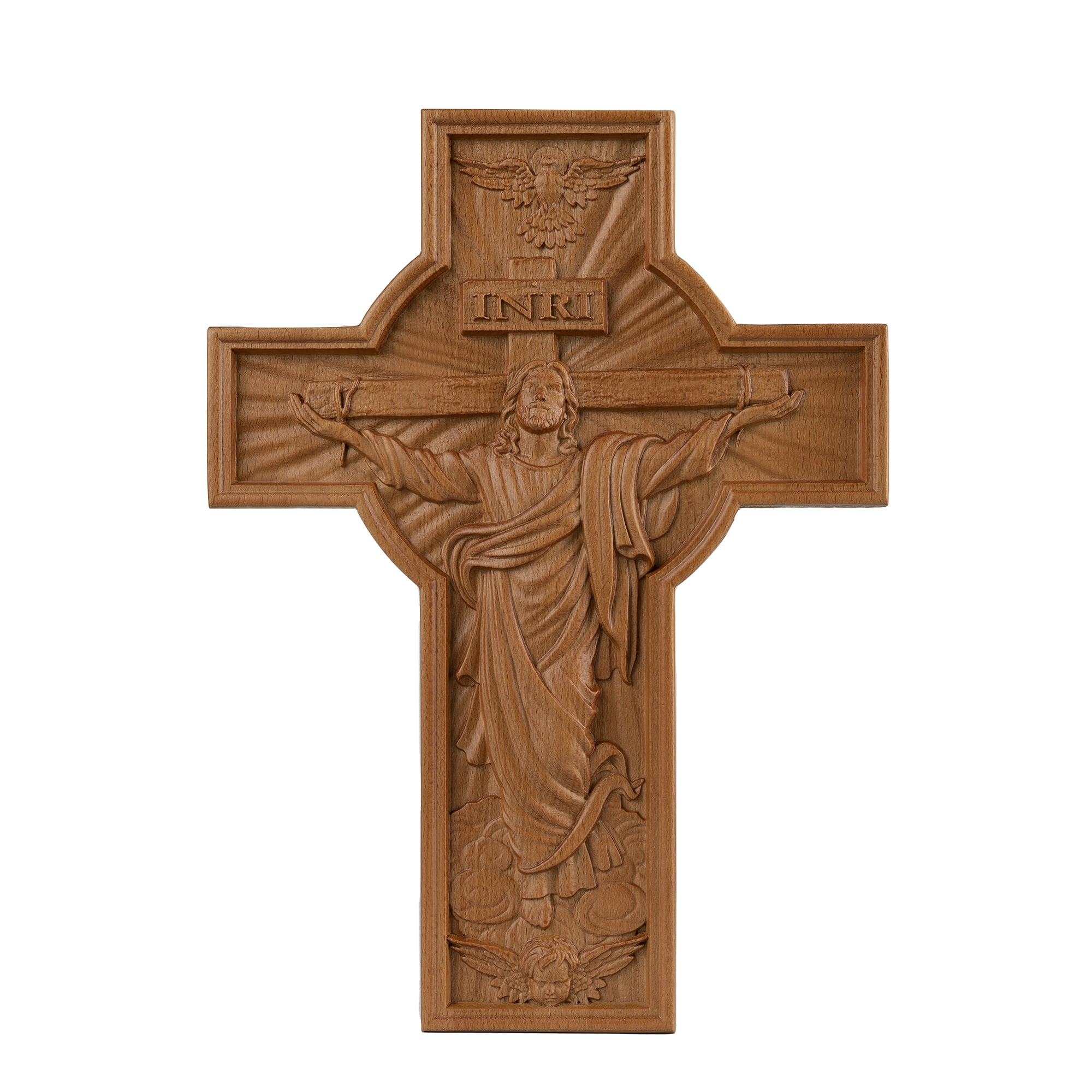 INRI Ascension Christian Cross Baptismal Cross Vintage Country ...