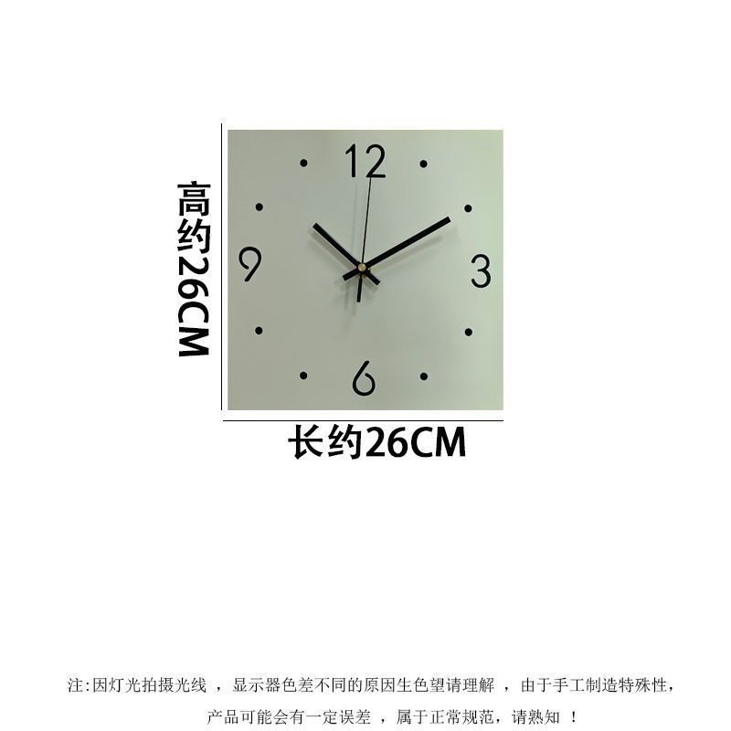 INS Style Corner Clock Double-Sided Wall Clock Living Room Creative ...