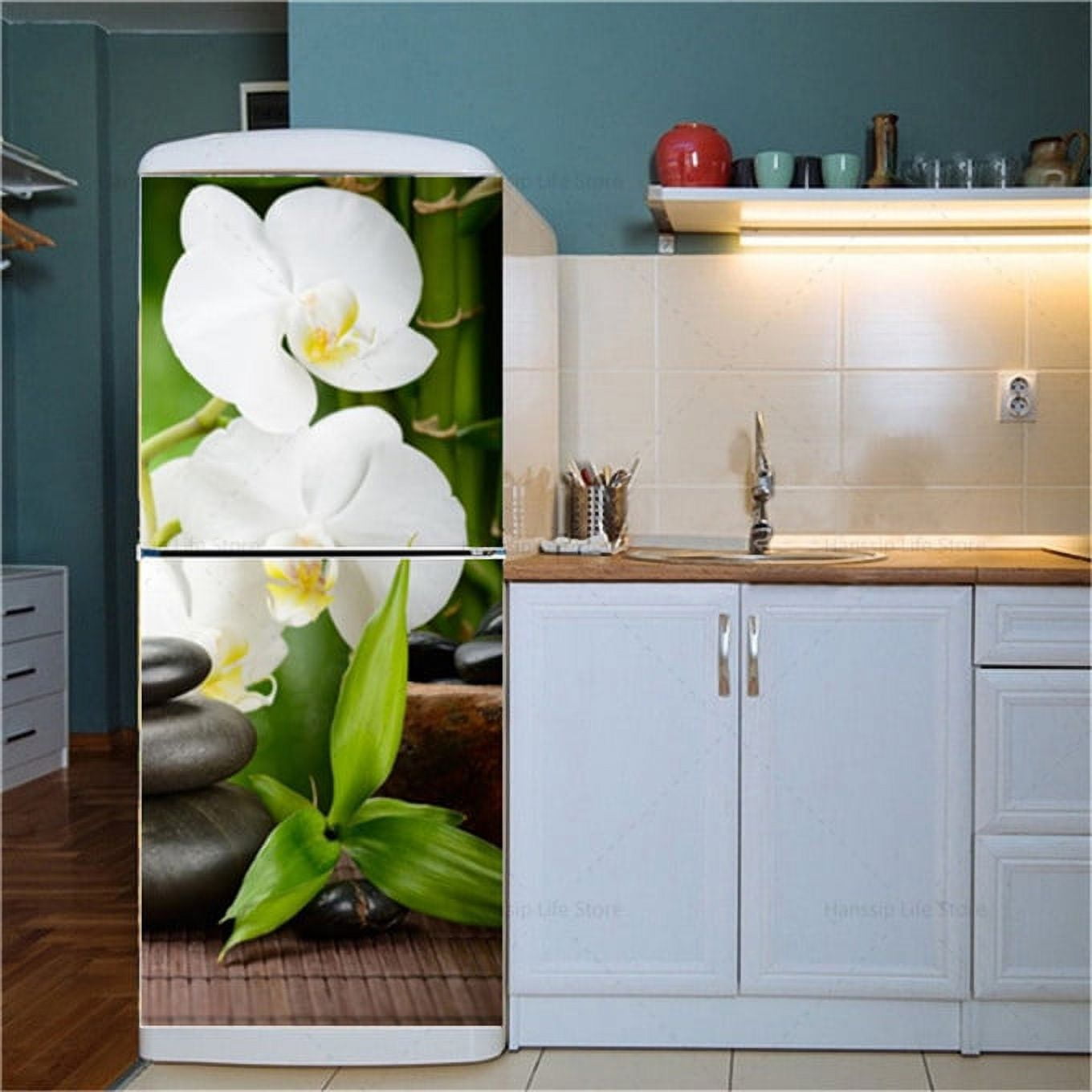 INS Style Plants Fridge Stickers Home Room Decorations Self Adhesive ...